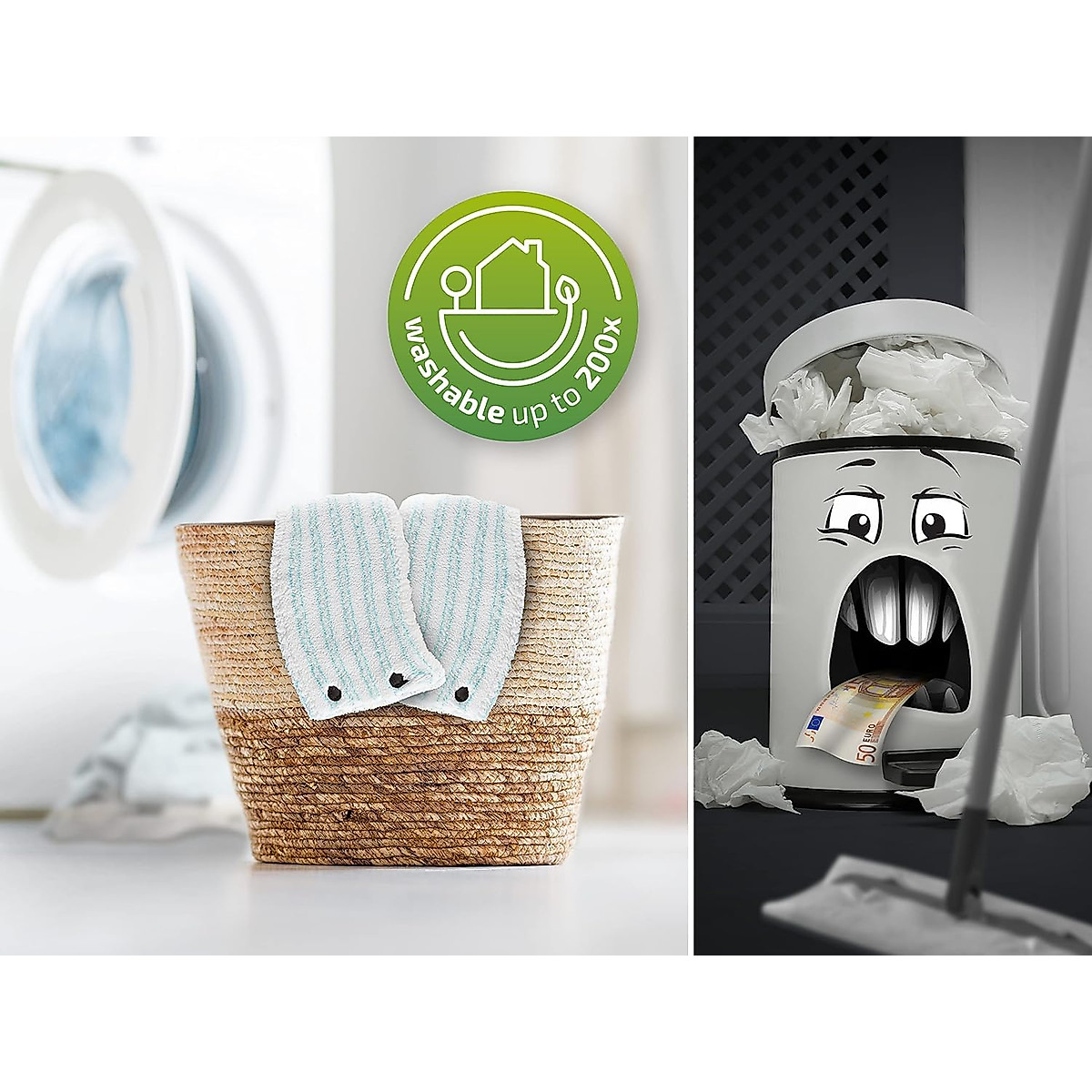 Leifheit 55356 Combi Flat Mop/Bucket and Wringer Set