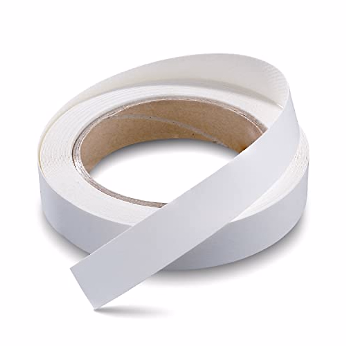 FAKILO Melamine Edge Banding White 3/4 inch x 25 ft Veneer Edging Easy Application Iron on Edge Banding Tape for Cabinet Plywood Repairs Furniture Restoration
