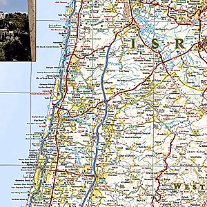 Israel Map (National Geographic Adventure Map, 3208)