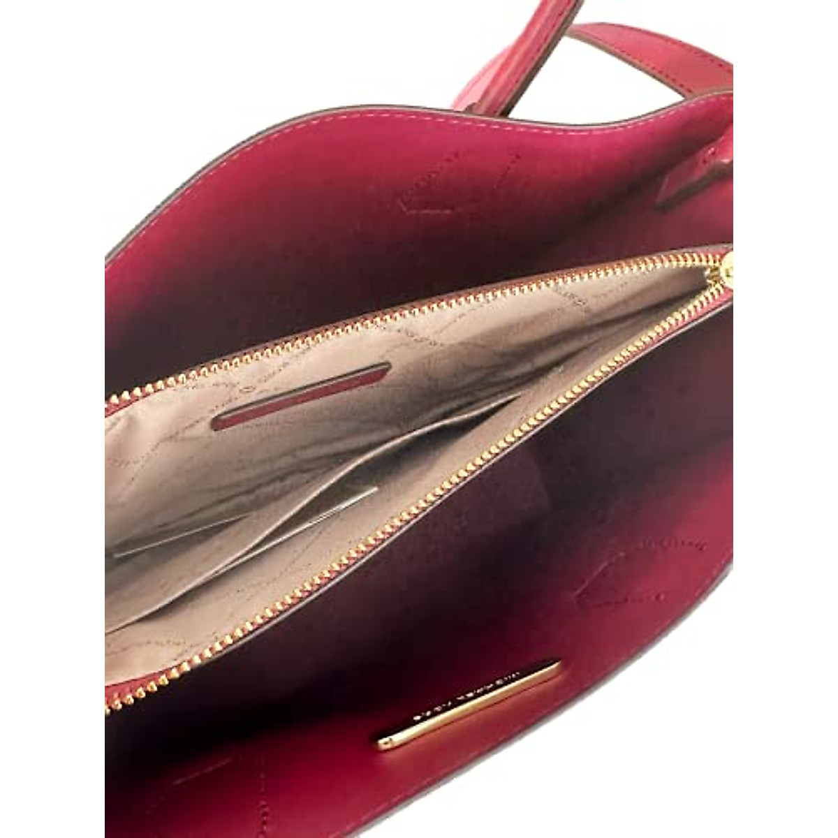 Michael Kors Mercer Large Convertible Tote Crossbody Mulberry MK Signature