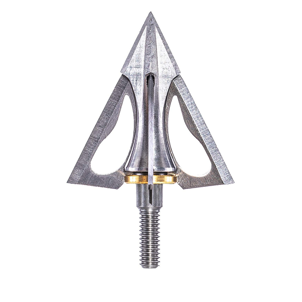 Wac Em Wac'Em 4 Blade 100 Grain Broadhead (3-Pack) with Free Strobing FIT Nock (3 Bushings Inc)