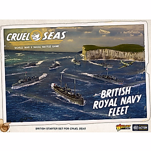 Cruel Seas Warlord British Royal Fleet 1:300 WWII Naval Military Wargaming Plastic Model Kit 782611001