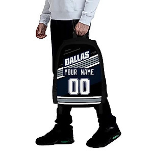 KREDE Dallas Backpack Personalized Bags for Men Women Gifts