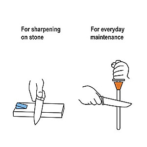 Wedgek AZ4 Angle Guides Combo, Blue for Sharpening Stones, Orange for Rods