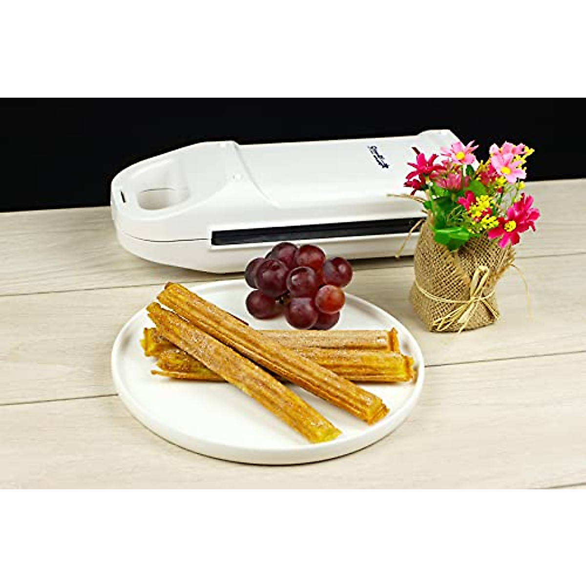 Churro Maker by StarBlue with FREE Recipe e-Book - Cook Healthy and Oil-free Churros in just minutes 110-120V 60Hz 750W (Model: SB-SW903)