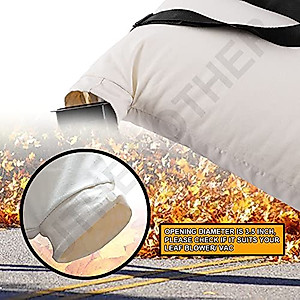 Universal Leaf Vacuum Blower Bag Bottom Debris Dump Bag - for Vacuum Leaf Blowers and Ultra Blower Rake, Compatible with Craftsman Black+Decker Husqvarna Toro Leaf Blower Bag Replacement