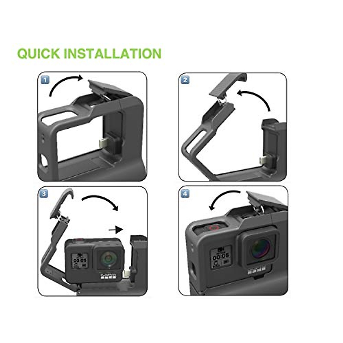 Re-Fuel 9Hr ActionPack Extended Battery (RF-6H50) for GoPro | Compatible with HERO7 Black, HERO6 Black, HERO5 Black & Hero Recording Cameras | IP68 Waterproof & Dust Proof | All-Weather