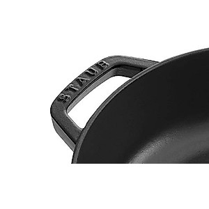 Staub 40511 473/0 with Chistera Black Cast Iron 24 cm