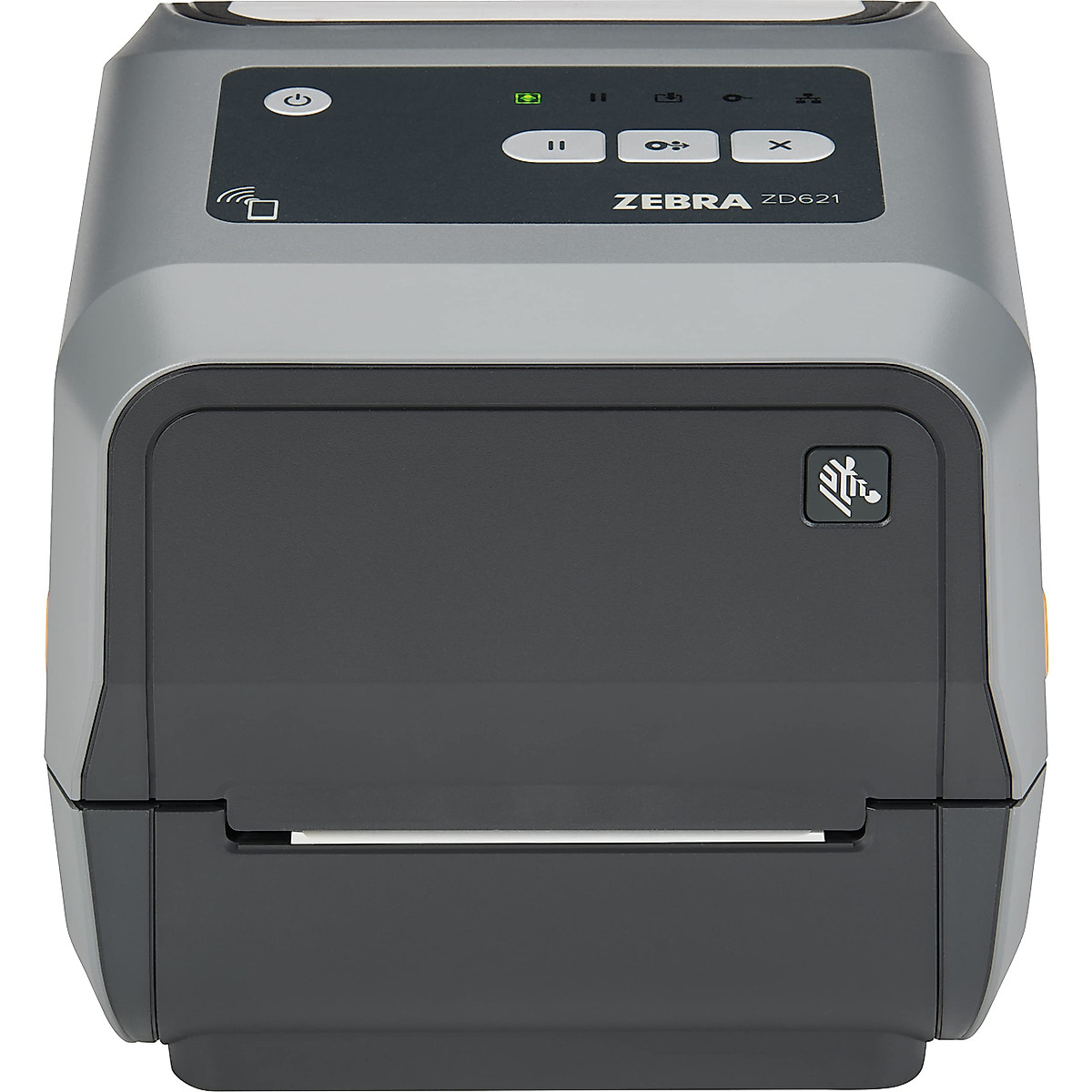 Ybpitt Zebra ZD621 300 DPI Thermal Transfer Desktop and Direct Thermal Printer with Tear Bar, USB, Bluetooth 4.1, Serial, Ethernet Connectivity - 6 IPS, 4.27 Print Width - ZD621T JTTANDS, Gray