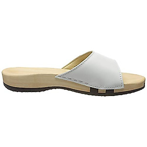 Woody Women's Heidi Mules, White Weiss 005, 9.5