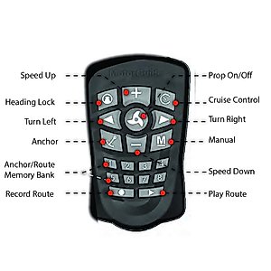 Motorguide 8M0092070 Xi Series Pinpoint Plug-and-Play GPS Navigation System with Handheld Remote, Beige,Black