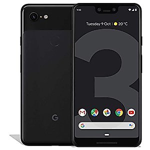 Google Pixel 3 XL 64GB Unlocked GSM & CDMA 4G LTE Android Phone w/ 12.2MP Rear & Dual 8MP Front Camera - Just Black (Renewed)