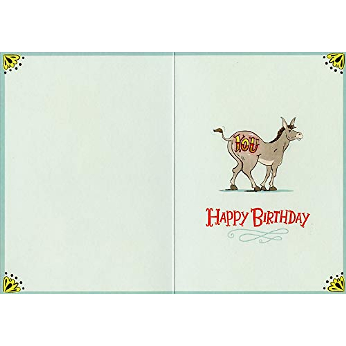 Designer Greetings Tattoo of You Funny/Humorous Risque Birthday Card