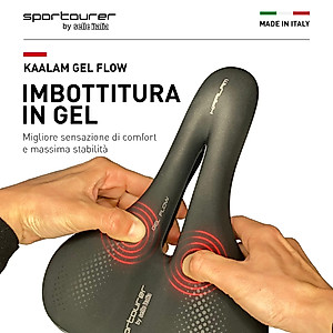 Selle Italia, Kaalam Gel Flow Saddle, Black, L2 One Size