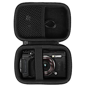 Aenllosi Hard Case Replacement for Olympus Tough TG-6 Waterproof Camera (Black)
