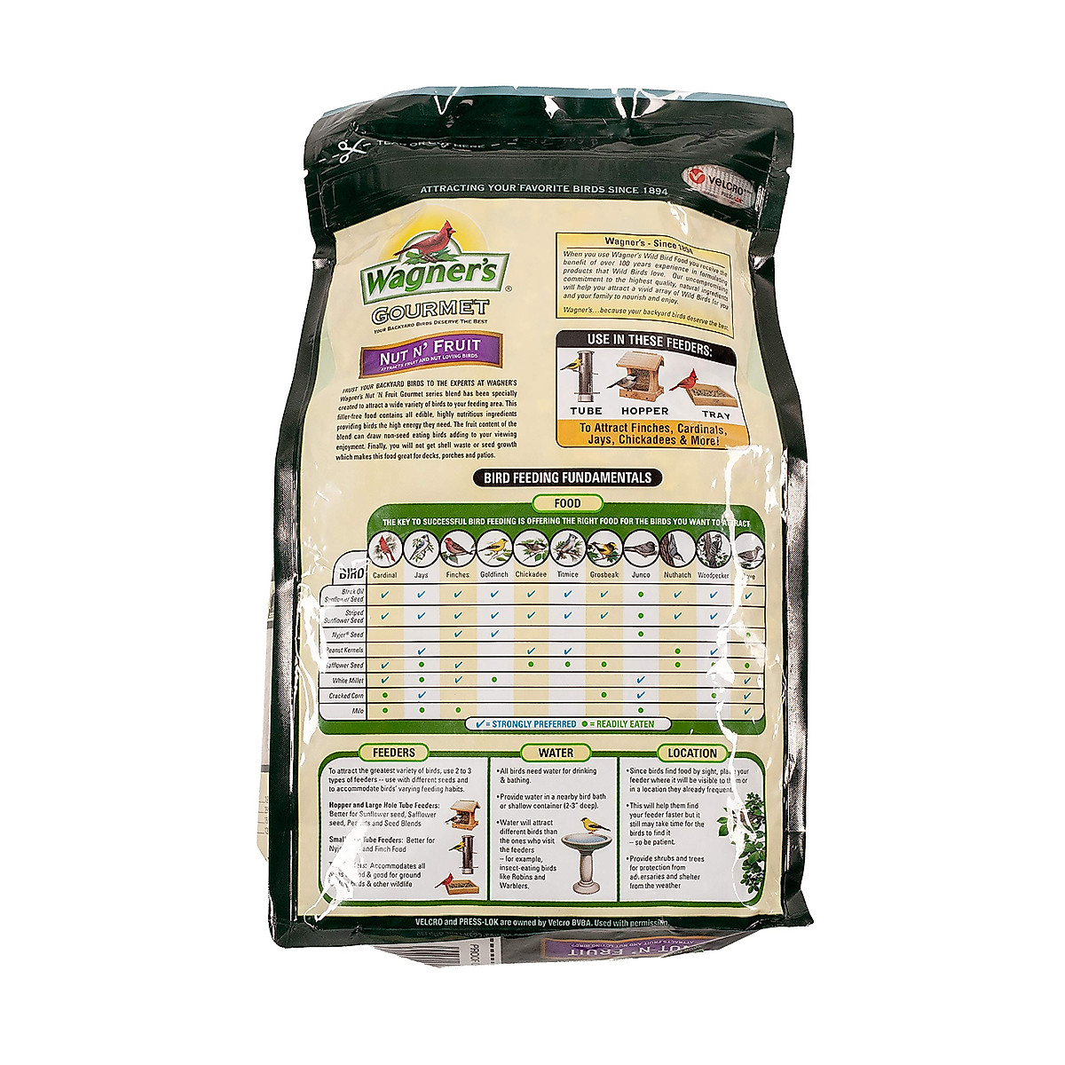 Wagner's Southern Regional Bird Food Bundle (20 lbs) + Gourmet Nut & Fruit Wild Bird Food (5 lbs)