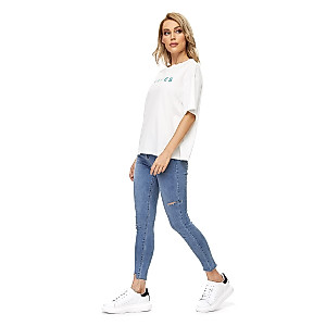 NewEndostar Women's Fashion Sneakers,Vibration Height Increase Shoes Lightweight Comfortable Casual Skateboarding Walking Shoes Black 8