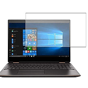 Puccy Tempered Glass Screen Protector Film , compatible with HP Spectre x360 15-df1000 / df1004na / df1010na / df1550nd / df1020ca / df1004tx 15.6" （Active Area Cover Only） Protective Protectors Guard new version