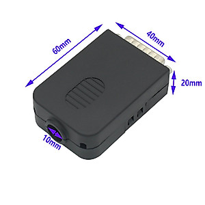 DB15 Breakout Connector Female Adapter 15-pin Port Adapter with Case