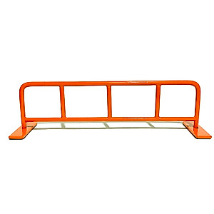 FLVFF Fingerboard Rail Bike Rack Metal Solid Steel Grind Rails Ramp and Skate Parks (BR) (Orange)