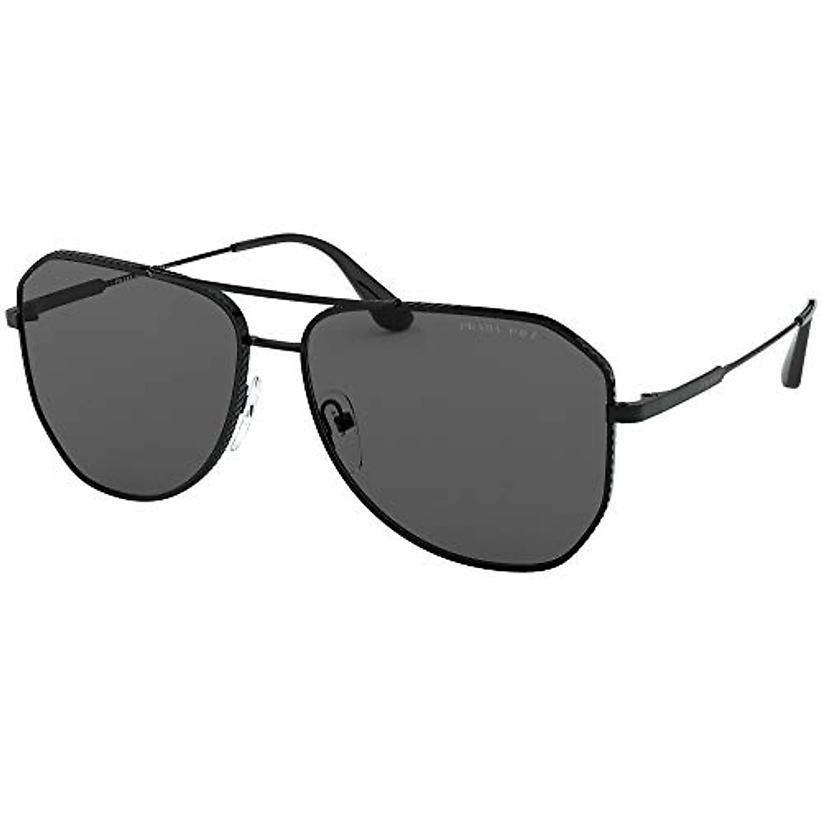 Prada 0PR63XS Black/Polar Dark Grey Crystal/Black One Size