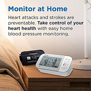 OMRON Gold Blood Pressure Monitor, Premium Upper Arm Cuff, Digital Bluetooth Blood Pressure Machine, Stores Up To 120 Readings for Two Users (60 readings each)