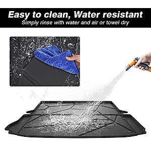 KUST Cargo Mat for 2011-2019 Ford Explorer Cargo Liner All Weather Trunk Floor Mat Black TPO Non-Slip