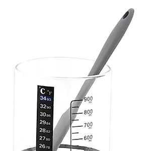 figatia Sourdough Starter Kits Baking Supply Container, Bread Baking, Wide Mouth Sourdough Maker Jar for Kitchen Household