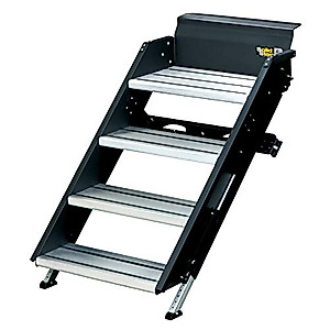 Lippert Components - 791574 Solid Step Quad Step for RV and Travel Trailer Entry Doorway 26-inch