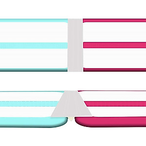 UJEFF 3ft/40 inches Length Air Gymnastics Tumble Mat Track Connector Tape For Inflatable Tumbling Gymnastics/Yoga/Taekwondo/Training/Home Use/Camping/Cheerleading/Water recreation Mats