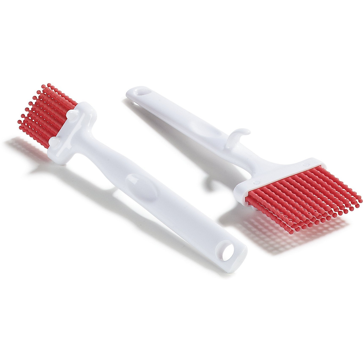 SPARTA 4040505 Silicone Basting Brush With Red Bristles, 3 Inches, Red