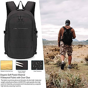 Tzowla Laptop Backpack for Men Women,Travel Work Security Anti Theft Water Resistant Durable Computer Bookbags with USB Charging Port,Gifts, Fit 14.3/15.6 inch Accessories