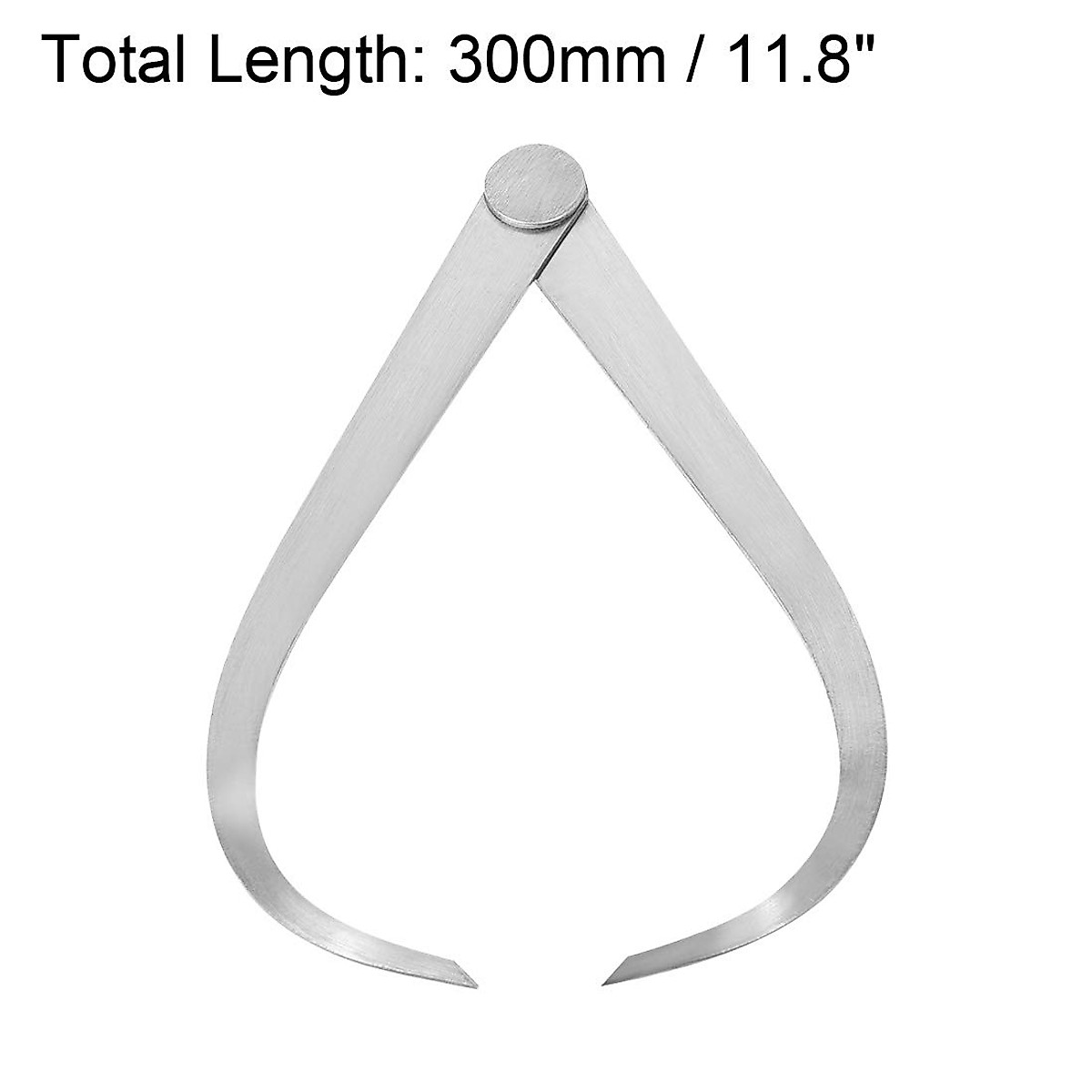 uxcell Inside Outside Calipers 300mm Firm Joint Stainless Steel Measuring Tool Caliper