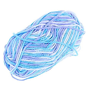 VILLCASE Knitting Yarn Soft Chunky Yarn Cotton Yarn for Crocheting Knitting Accessories Green Yellow Blue White Black red Yarn Blanket Yarn Bulky Yarn Cotton Yarn Cone Set Baby coarse Wool