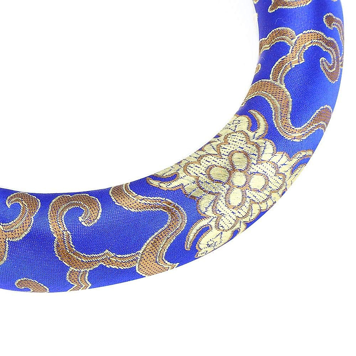 Singing Bowl Cushion, Singing Bowl Pillow Singing Bowl Ring Pillow Silk Singing Bowl Cushion Round Meditation Cushion Singing Bowl Parts (Blue) Singing Bowl Cushion Pillow Only Singing Bowl Pillow