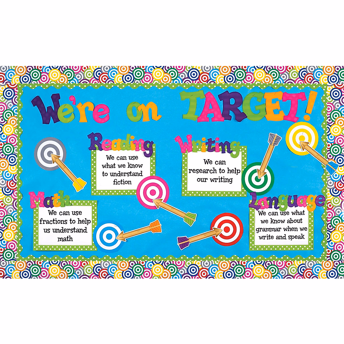 Teacher Created Resources® Targets Straight Border Trim, 35 Feet