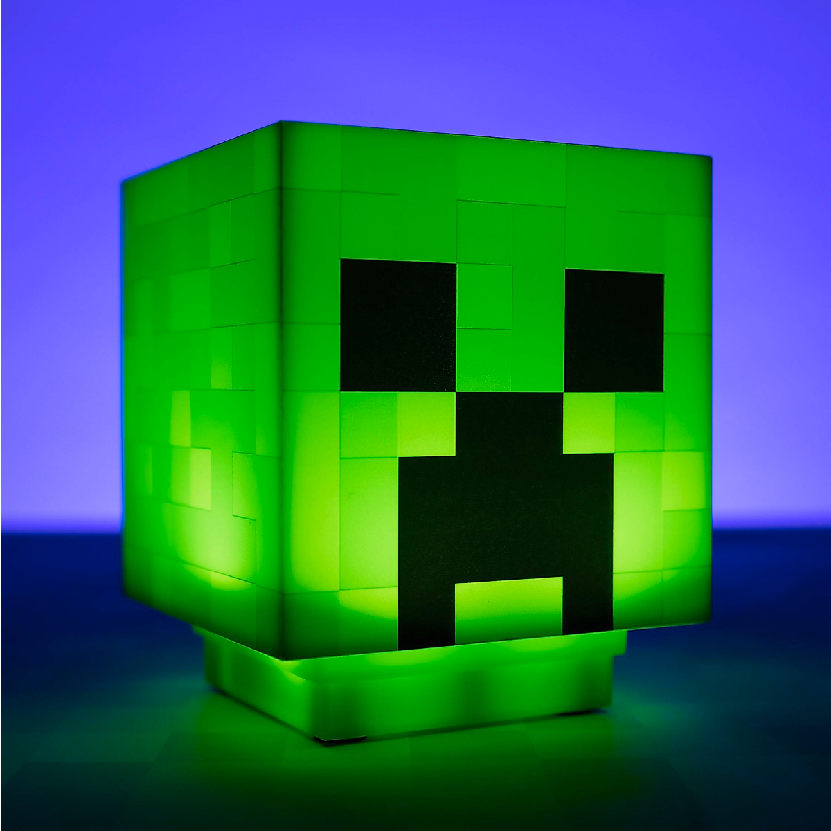 Paladone Minecraft Creeper Desk Light with Official Creeper Sounds, Handheld Night Light for Kids Room or Gamer Décor - Licensed Minecraft Gifts