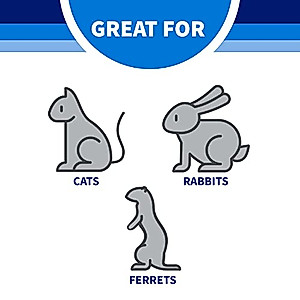 Litter Pearls Tracksless Unscented Non-Clumping Crystal Cat Litter with Odorbond, 7 lb, White, Clear and Blue Crystals