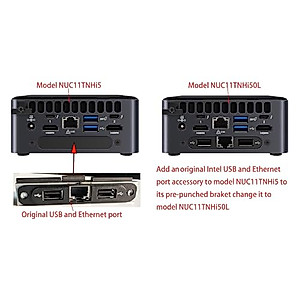 Intel NUC 11 Pro NUC11TNHi5 Update to NUC11TNHi50L Home & Business Mini PC Mini Desktop Dual LAN 11th Gen Intel® Core™ i5-1135G7 Processor Upto 4.2 GHz Turbo,4 Cores,8 Threads(No RAM&SSD)