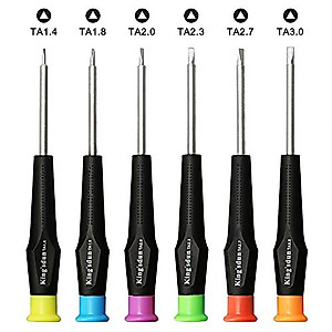 Fixinus Full Triangle Head Screwdriver Set For Electronic Toys, 7-Piece Triangle Security Screws Driver Tool Kit For Thomas McDonald's Toy Series Repair Battery Disassemble - Toys Triangle Driver Set