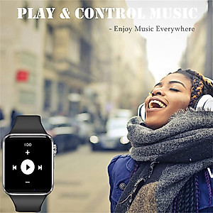 Bluetooth Smart Watch A1 Bluetooth GSM SIM Phone Smart Watch for Android Smart Phones (Silver)