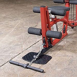 Body-Solid (EXM1LPS) Multi-Station Home Gym Machine, Arm & Leg Strength Training Functional Exercise Workout Station for Weight Lifting and Bodybuilding, 160lbs. Weight Stack with Leg Press