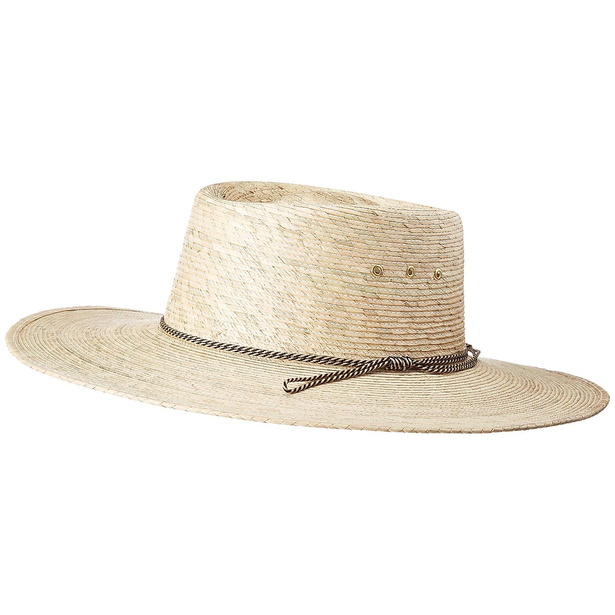 LSpace Wayne Hat for Women - Wrap-Around Rope Tie Hatband, Wide Brim, Flat Crown, and Lightweight Natural