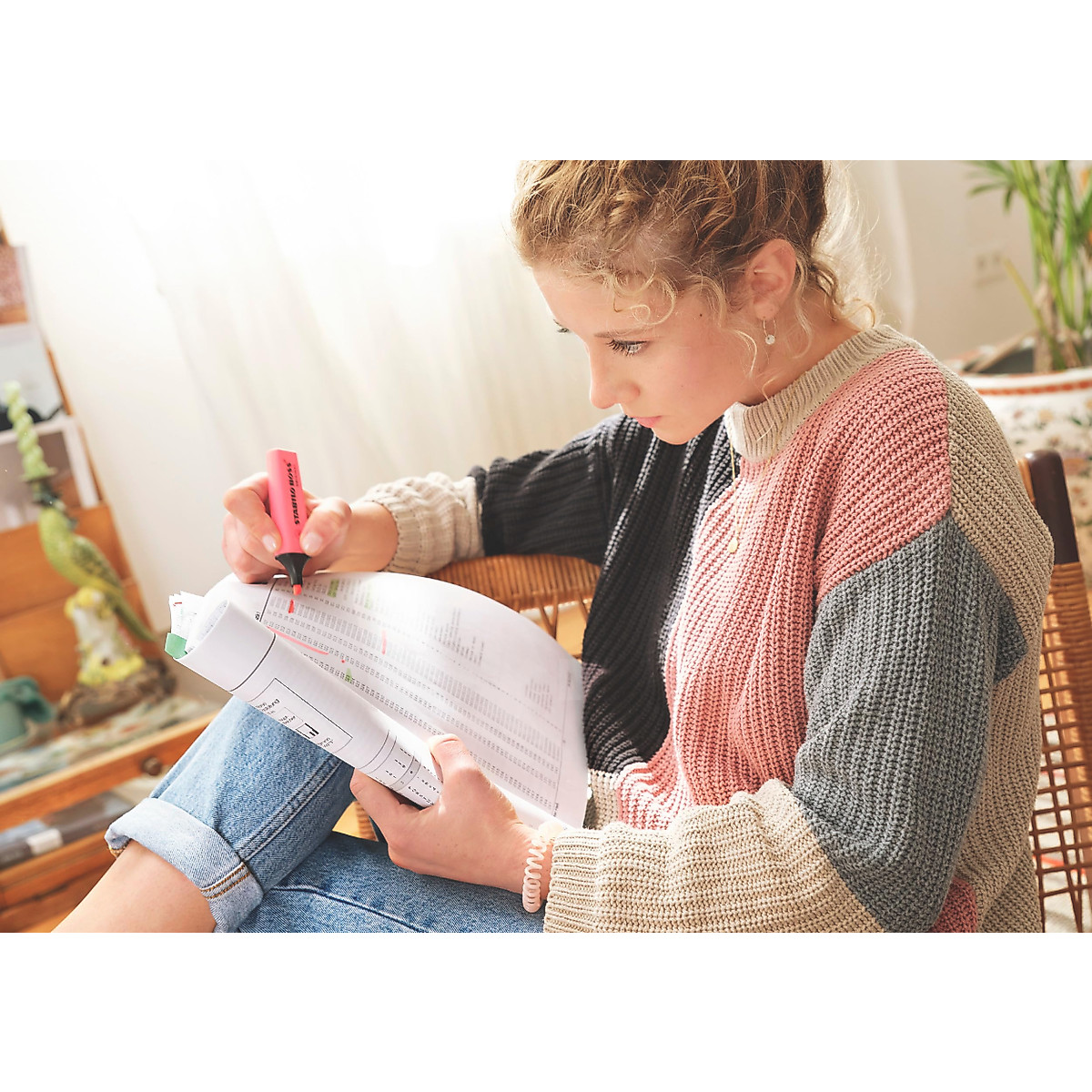 STABILO Highlighter - BOSS Original Box of 10 Turquoise