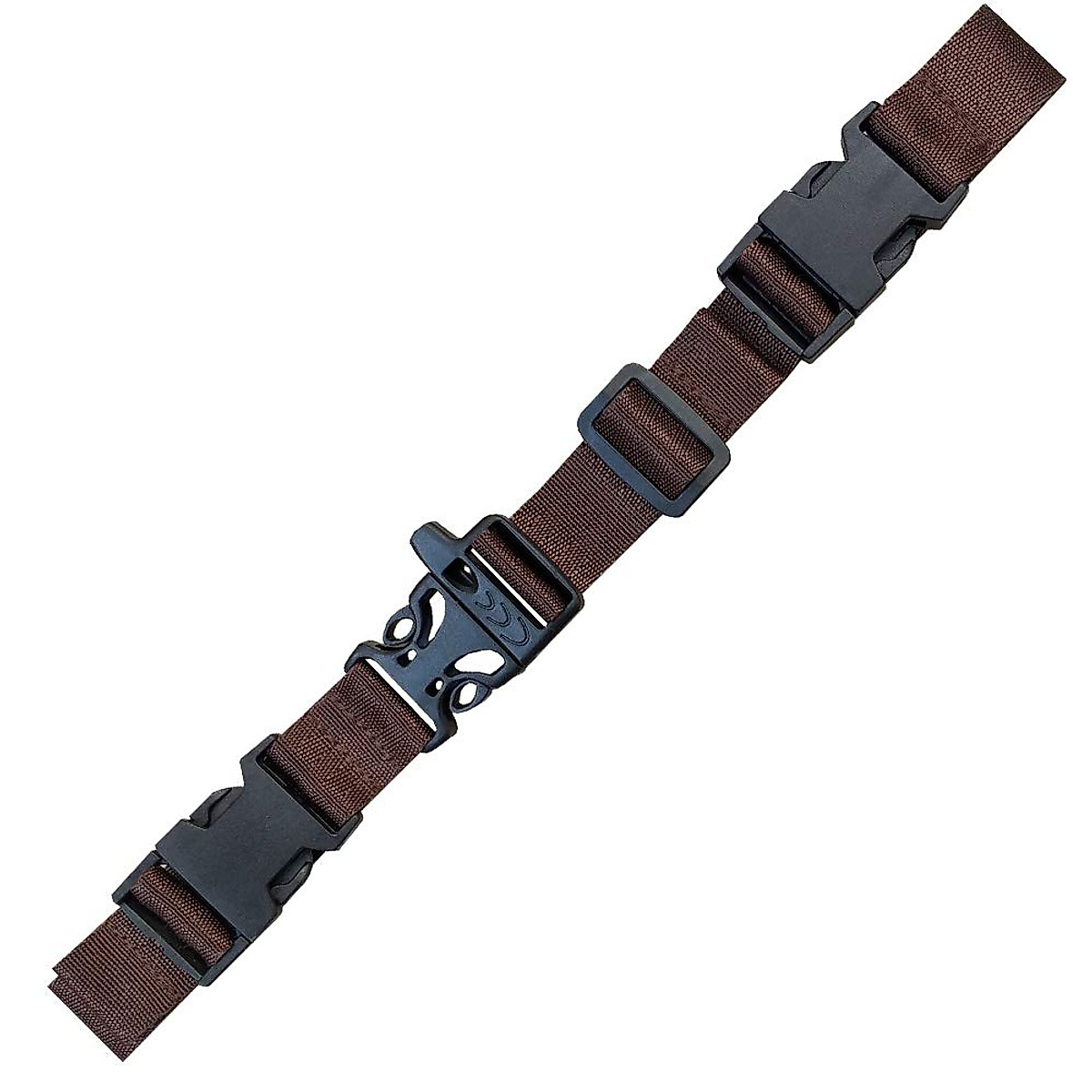 HDHYK Backpack Chest Strap- Nylon - Adjustable Universal (Brown)