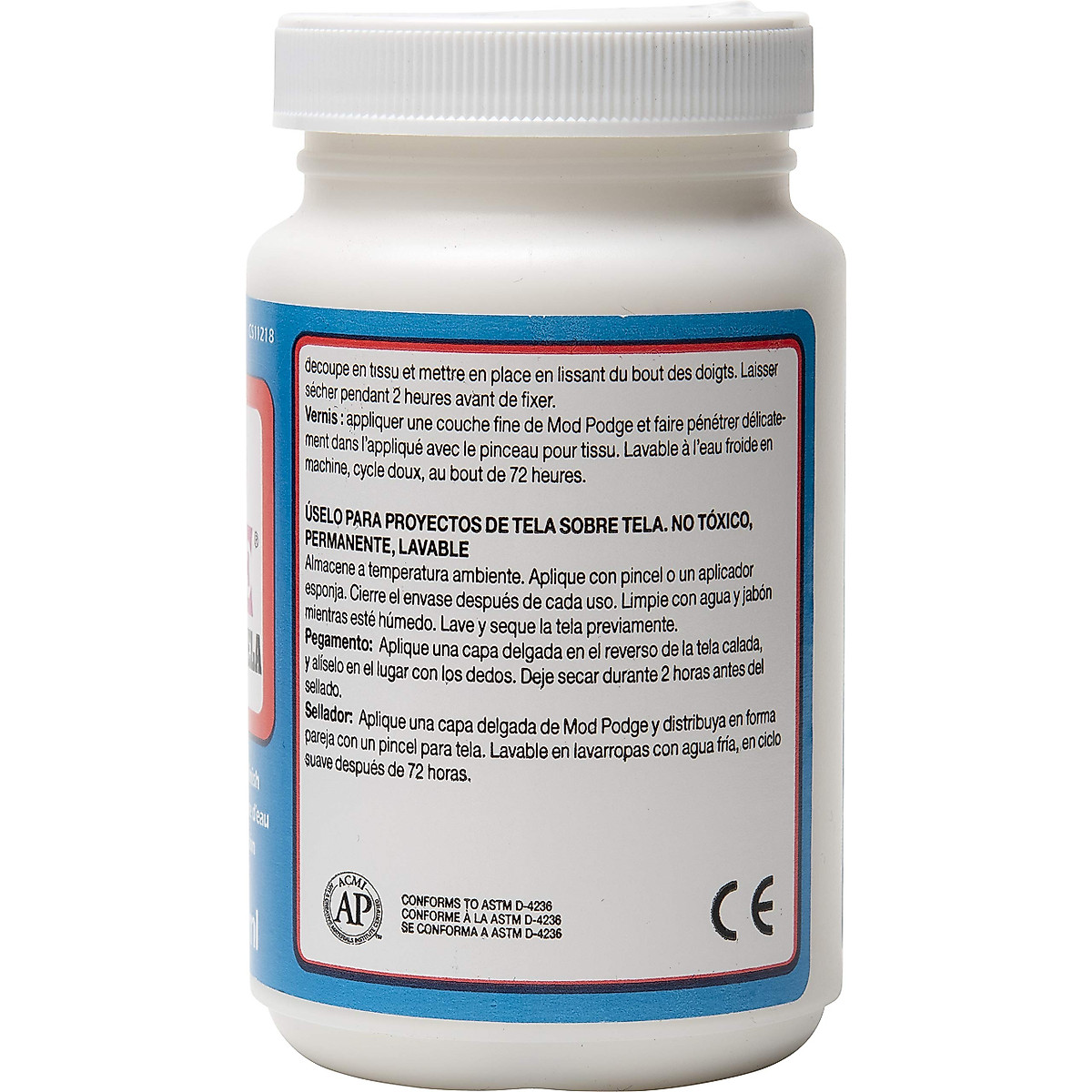 Mod Podge Eight-Ounce Fabric, 8, Transparent, 8 Fl Oz