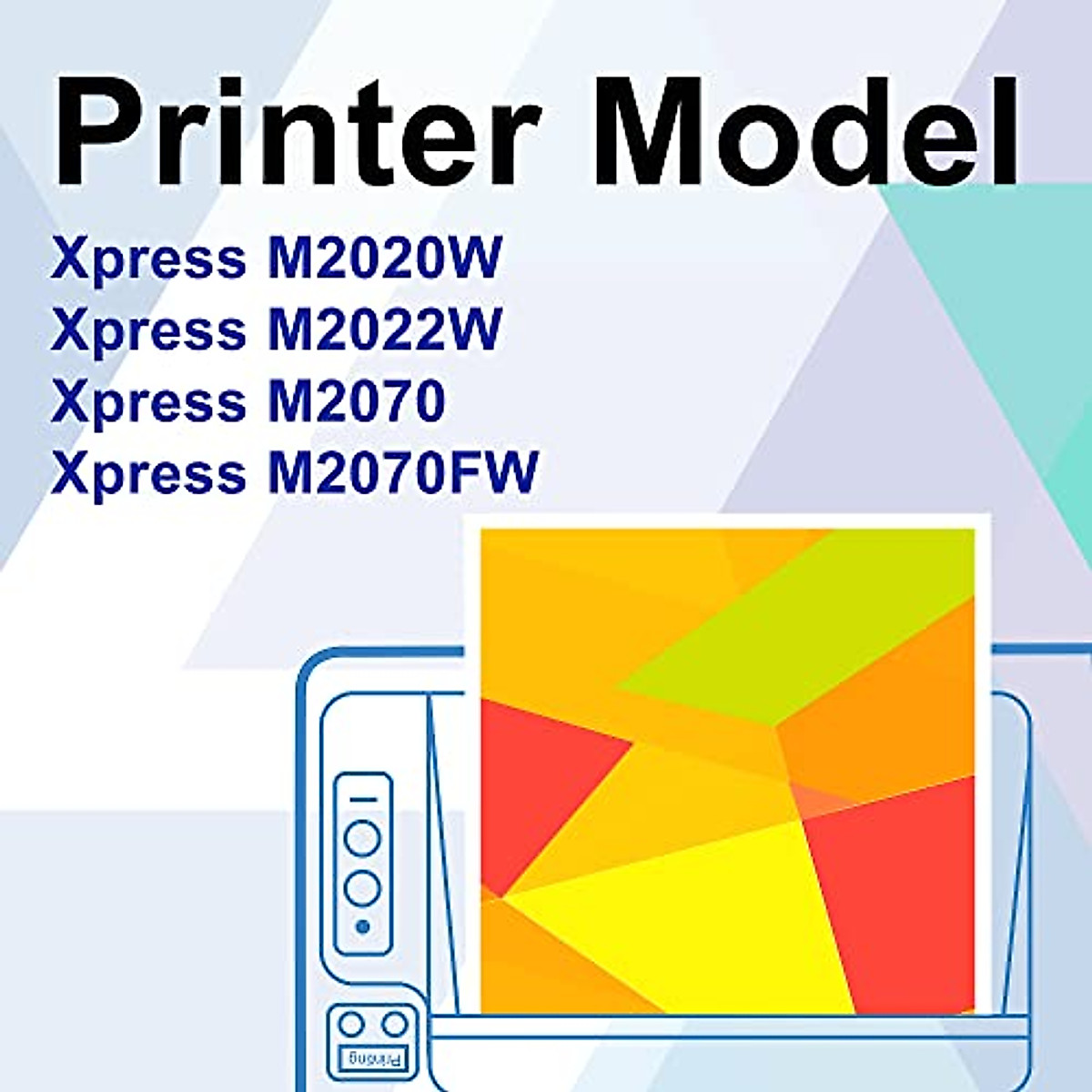 MLT-D111S Toner for SL-M2020W SL-M2070W/FW - Compatible Toner Cartridge Replacement for Samsung 111S 111L MLT-D111S MLT-D111L Compatible with Samsung Xpress M2022W M224W M2070FW M2070W Printer