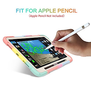 BENTOBEN for iPad Pro 11 inch Case, iPad Air 5th/4th Generation Case, 2 in 1 Heavy Duty Rugged Shockproof Kickstand Pencil Holder Girls Women Kid iPad Pro 11 inch Tablet Cover, Rose Gold