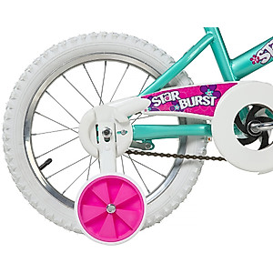 Dynacraft Childrens Bike Star Burst Bicycle 16" Wheel Exercise, Play, Gift Bicycle for Girls, Boys Ride Outside