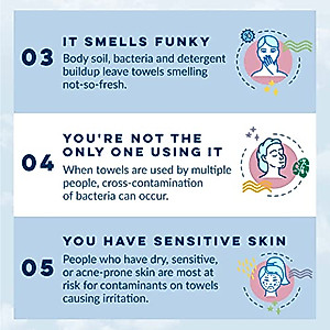 Clean Skin Club Clean Towels, 100% Biobased Dermatologist Face Towel, Disposable Face Towelette, Facial Washcloth, Makeup Remover Dry Wipes, Ultra Soft, 25 count, 1 pack